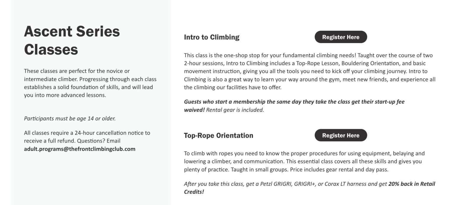 8+ Classes You Should Take if You Recreate Outdoors - The Link - Gear ...